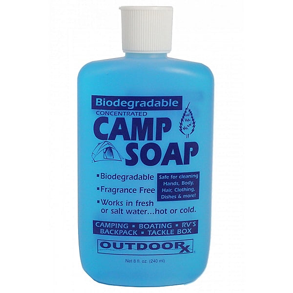 Outdoor RX Bio Camp Soap Blue 8oz - Walmart.com