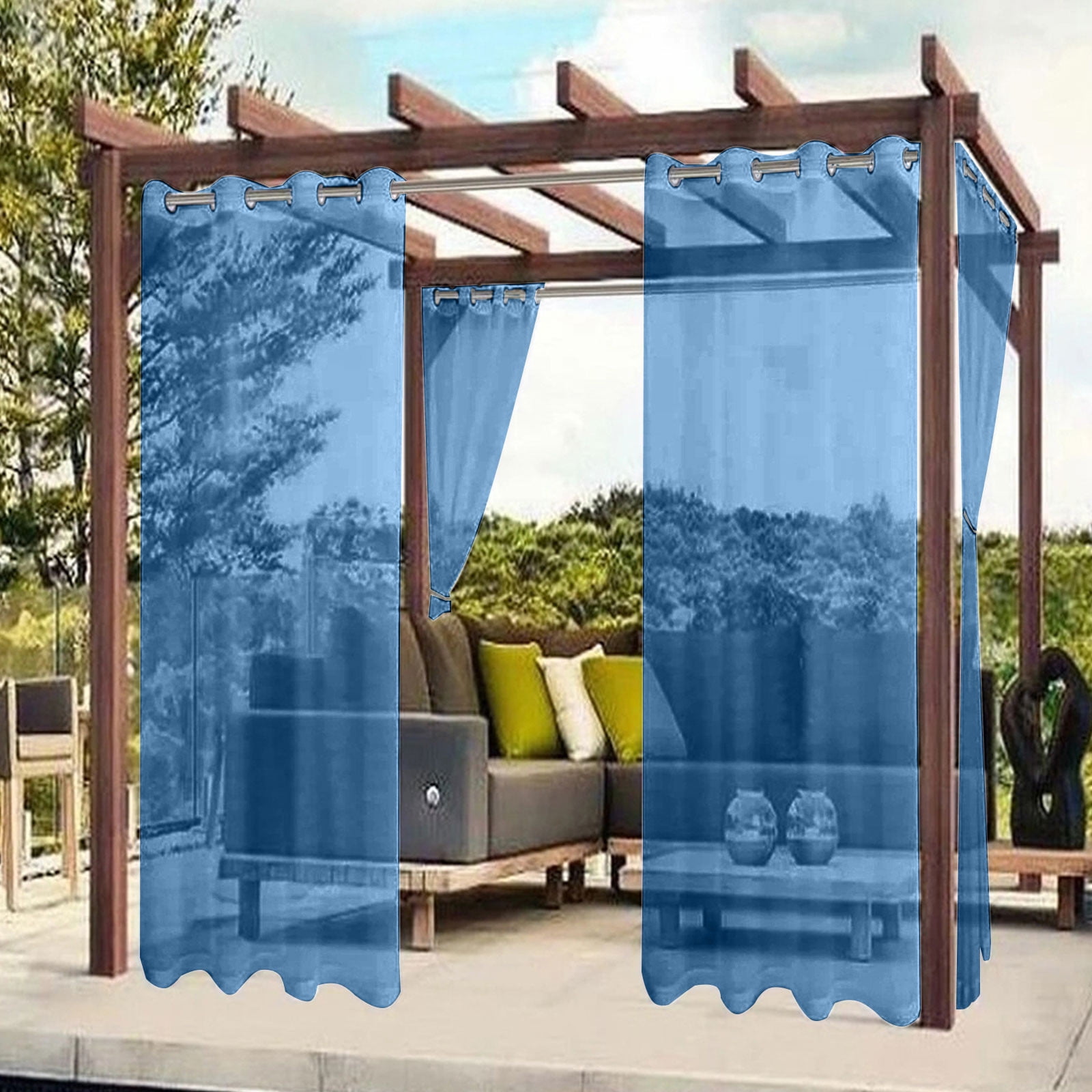 Outdoor Rain Curtain under $5! Yannianjz Outdoor Waterproof Rain ...