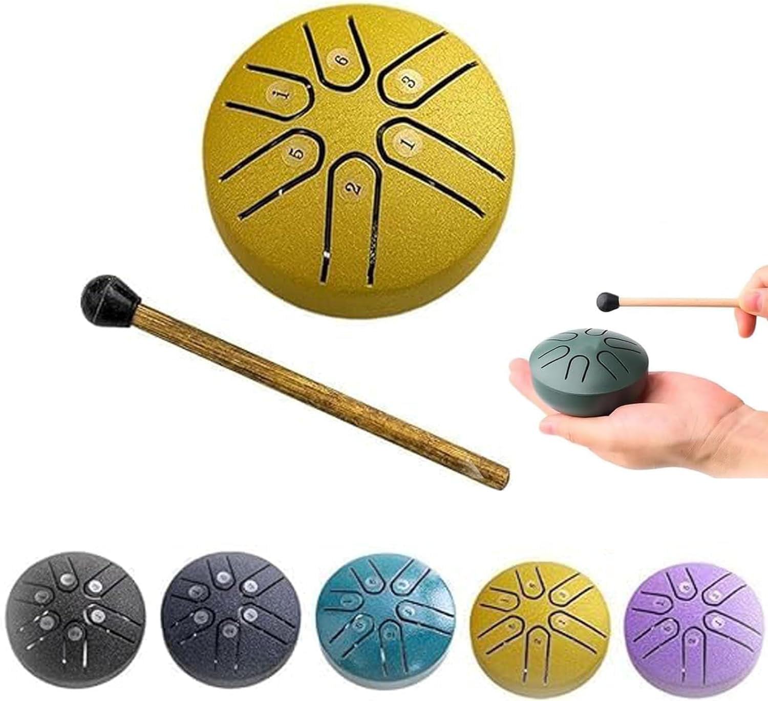 Outdoor Rain Drum, Steel Tongue Drum Rain Bell, Outdoor Waterproof Rain ...