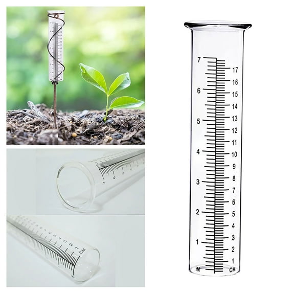 Outdoor Rain Gauge Replacement Tube with High Visibility Scale for ...