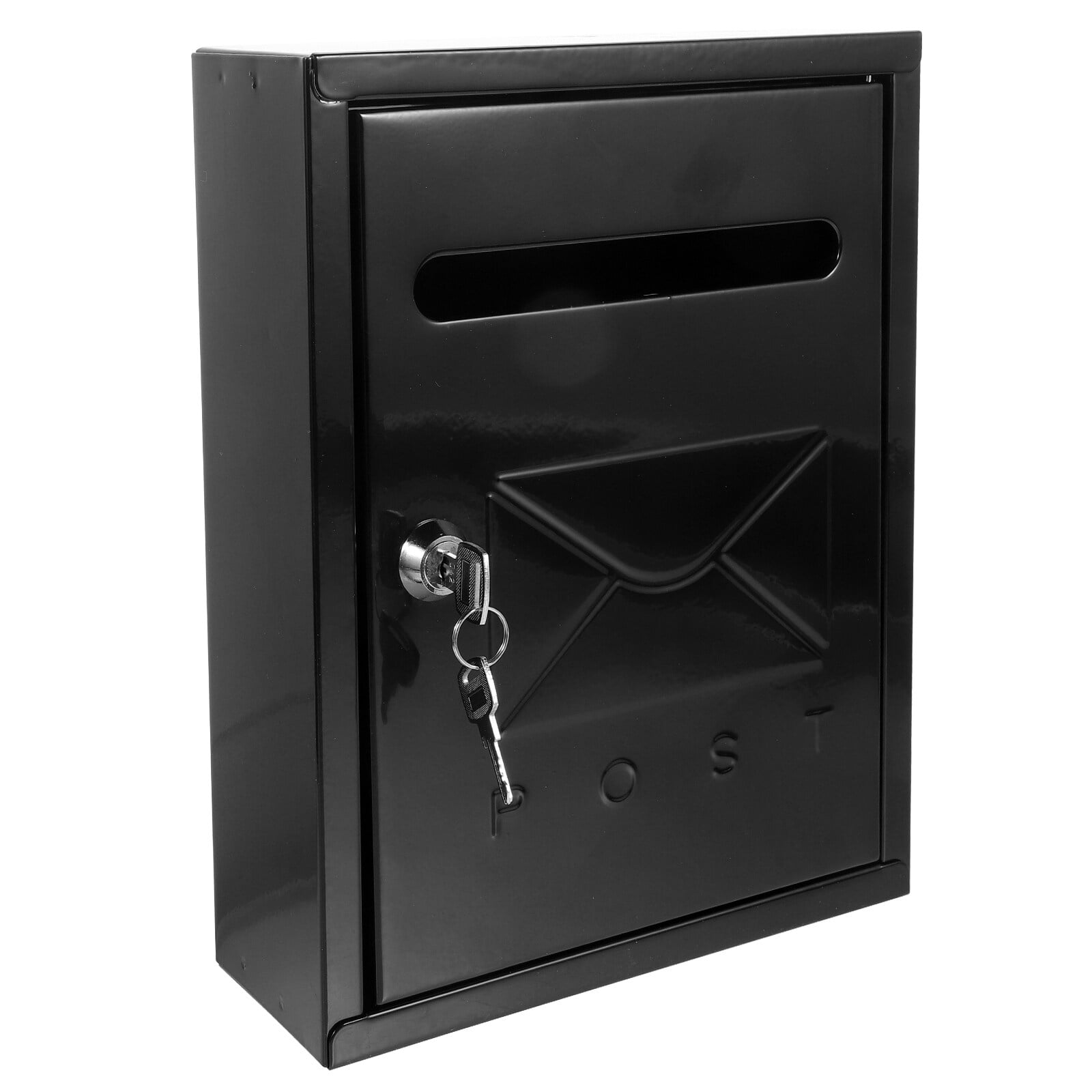 Outdoor Rainproof Posting Box Iron Sheet Newspaper Box Wall Mounted ...