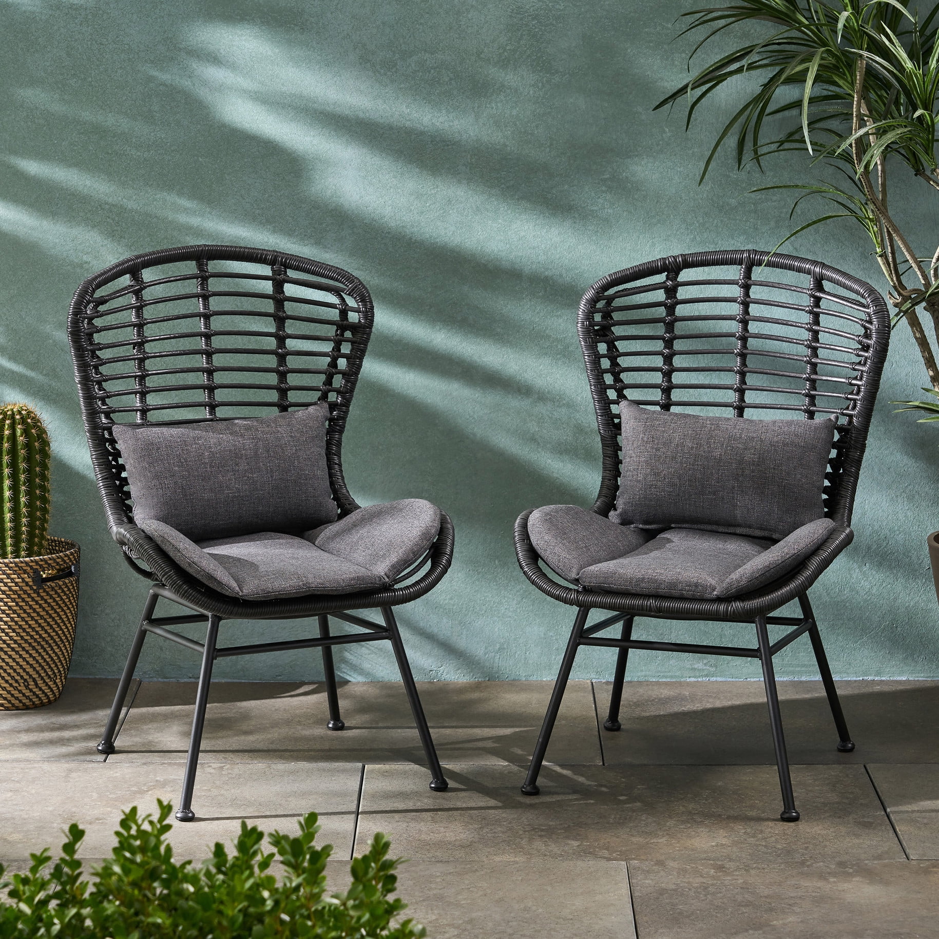 Outdoor Rattan Chair with Modern Design | Polyethylene Rattan Material ...