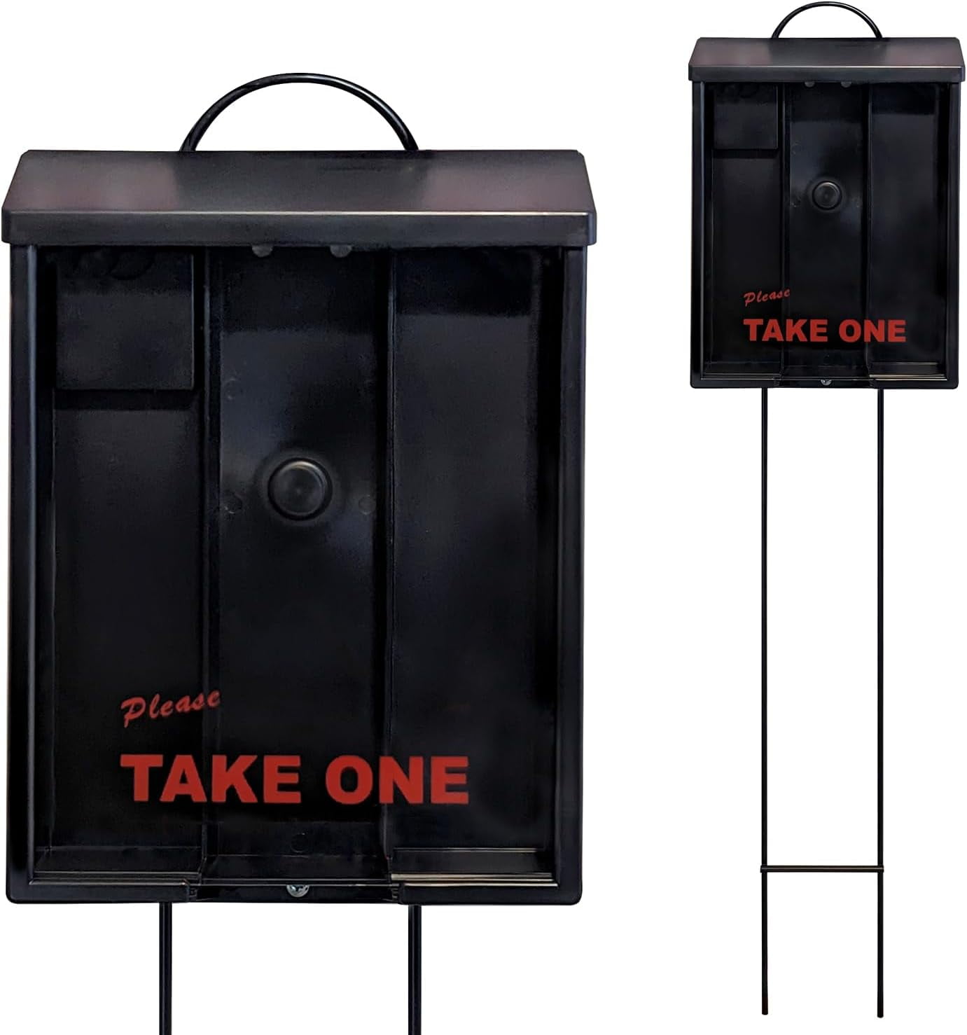 Outdoor Real Estate Brochure Box, Attached Yard Stake, Holds 250 8.5 x ...