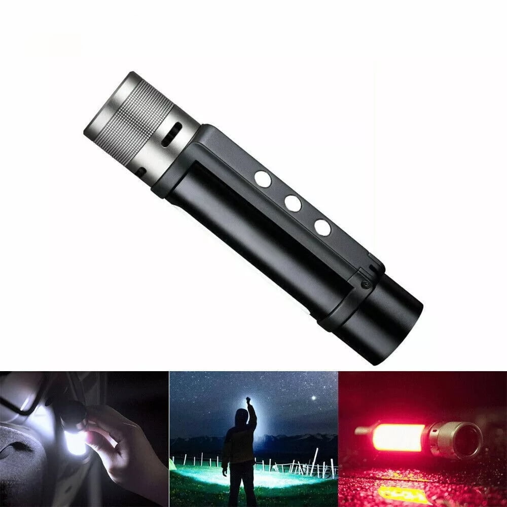 Outdoor Rechargeable LED Flashlight 6 in 1, Ultra Bright 1000 Lumens ...