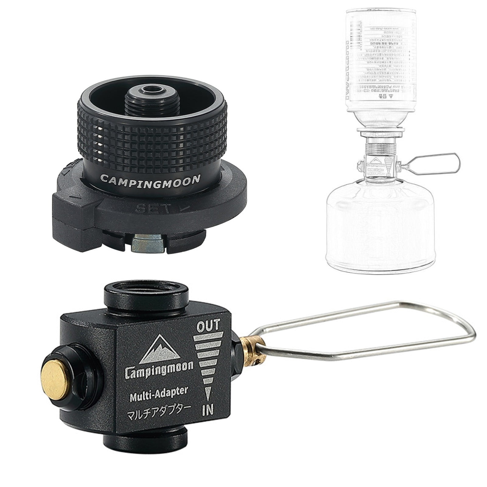 Outdoor Refill Adapter Nozzle Type Canister To Isobutane Canister Gas ...