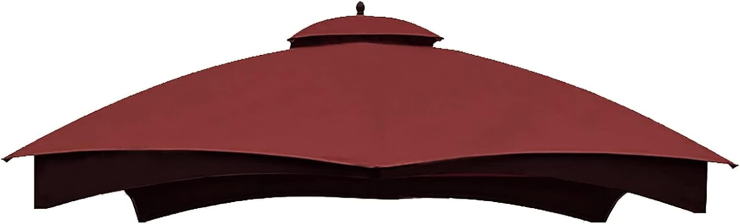 Outdoor Replacement Canopy Top Double Tier Gazebo Roof Cover for Lowe's ...
