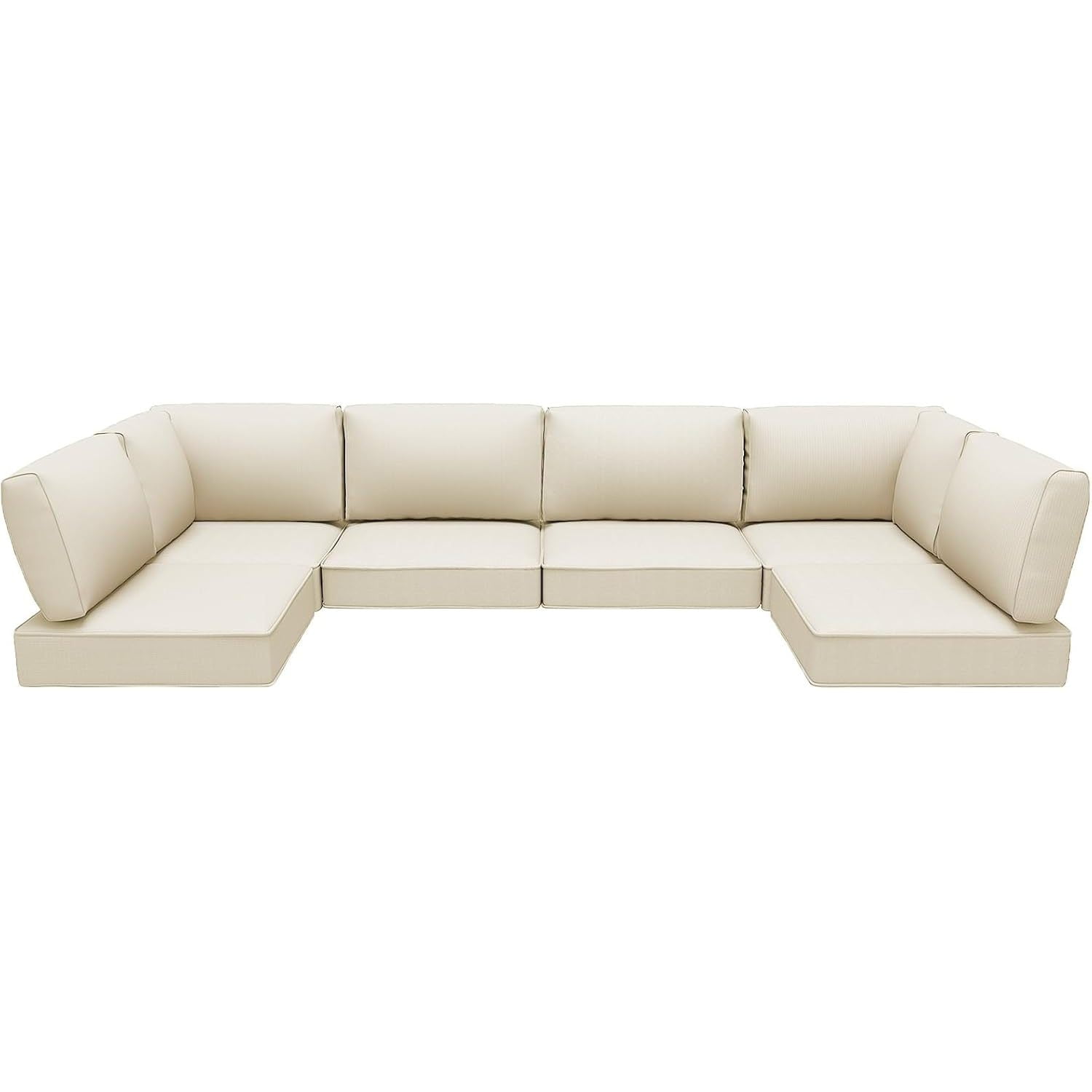 Outdoor Replacement Cushions for Patio Furniture,Water-Resistant Sofa ...