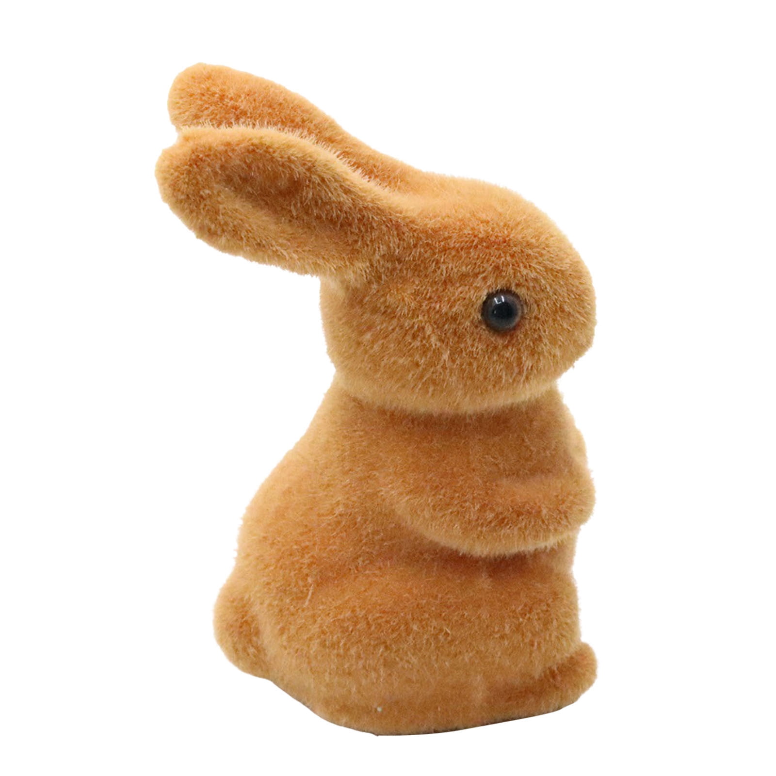 Outdoor Resin Easter Rabbits Figurines, Easter Moss Bunny Flocked ...