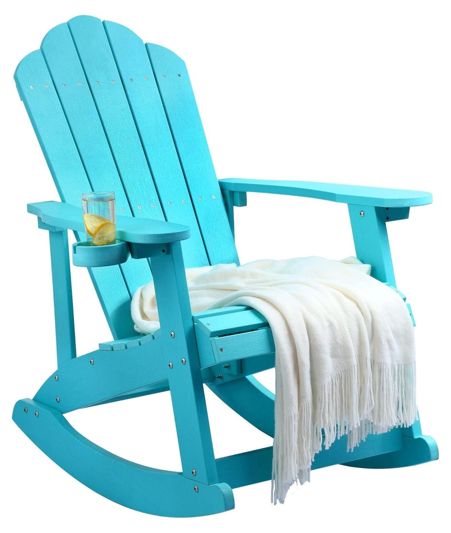 Outdoor Rocking Adirondack Chair, Heavy Duty Plastic Rocking Chairs ...