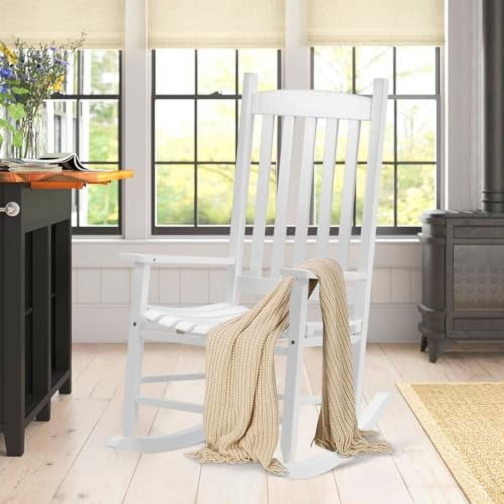 Outdoor Rocking Chair for Adults, Wood Rocker Chair Outdoor Patio ...