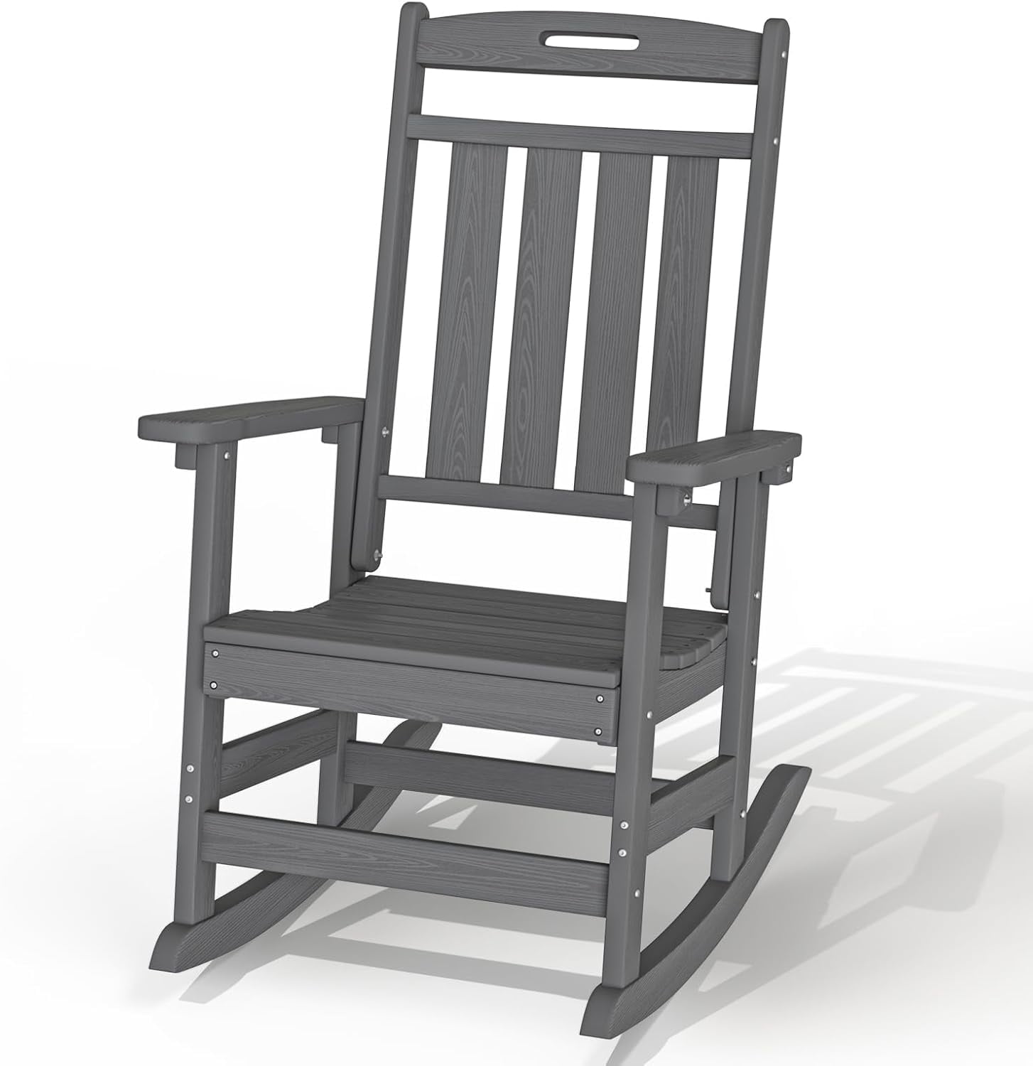 Outdoor Rocking Chair - All-Weather Resistant,HDPE Heavy Duty Patio ...