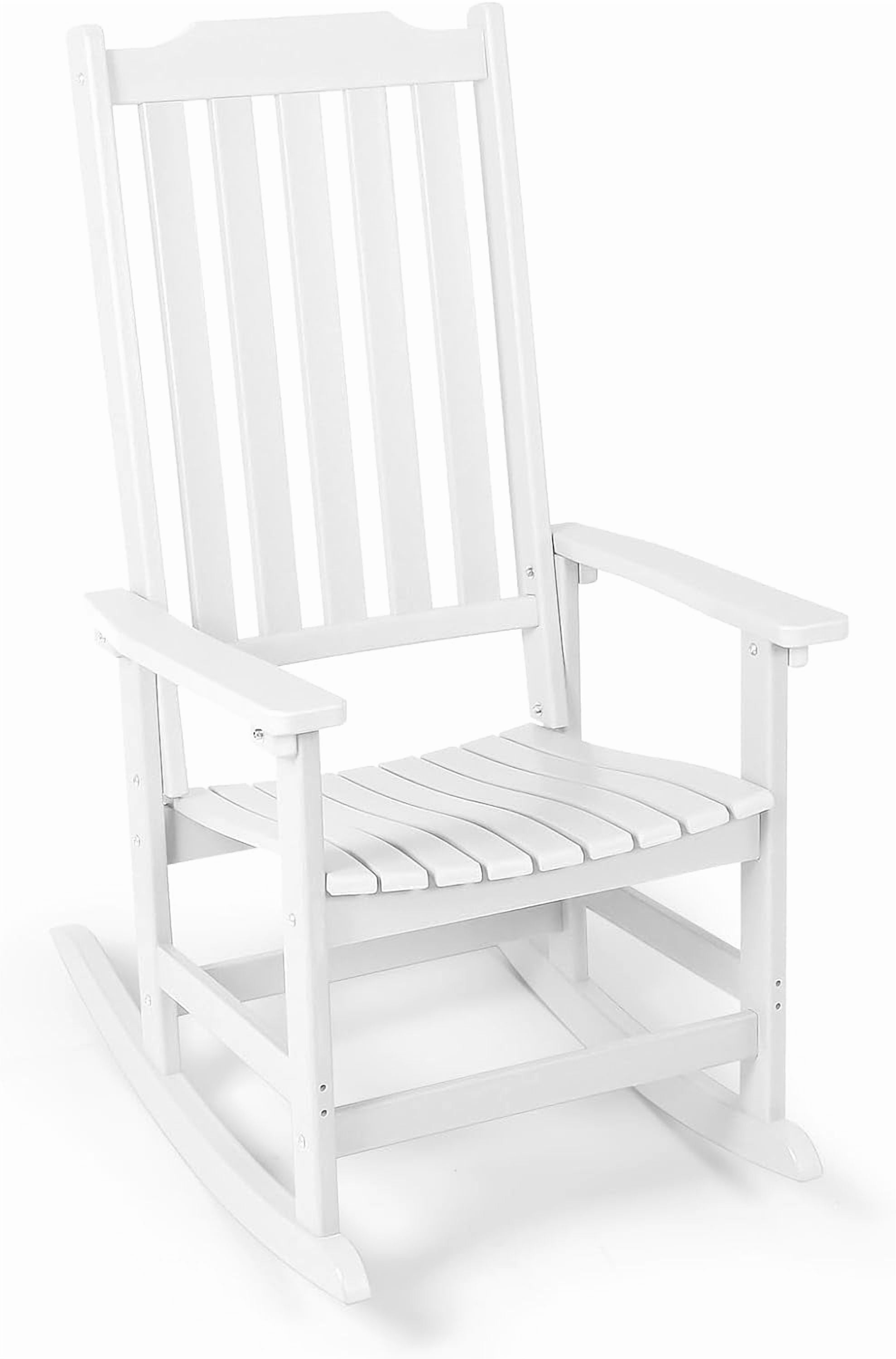 Outdoor Rocking Chair, Oversized All Weather High Back Porch Rocker ...