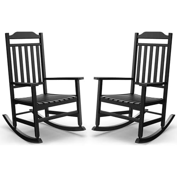 Outdoor Rocking Chair Porch Rocker All Weather Resistant Porch Rocker ...