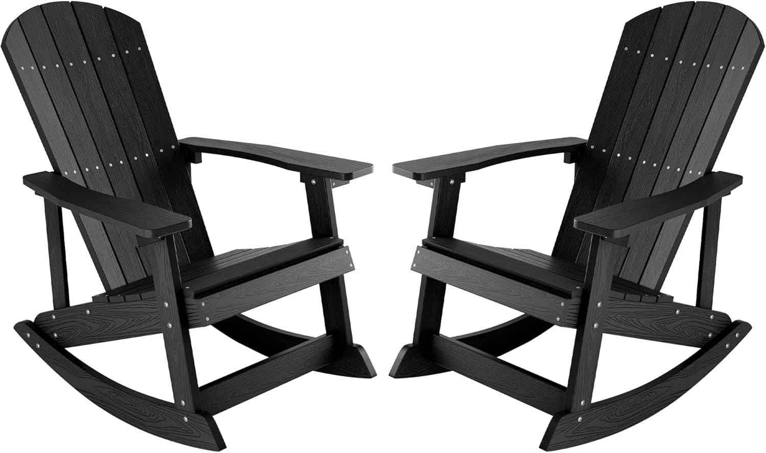 Outdoor Rocking Chairs Set of 2,Adirondack Rocking Chairs,Patio Rocker ...