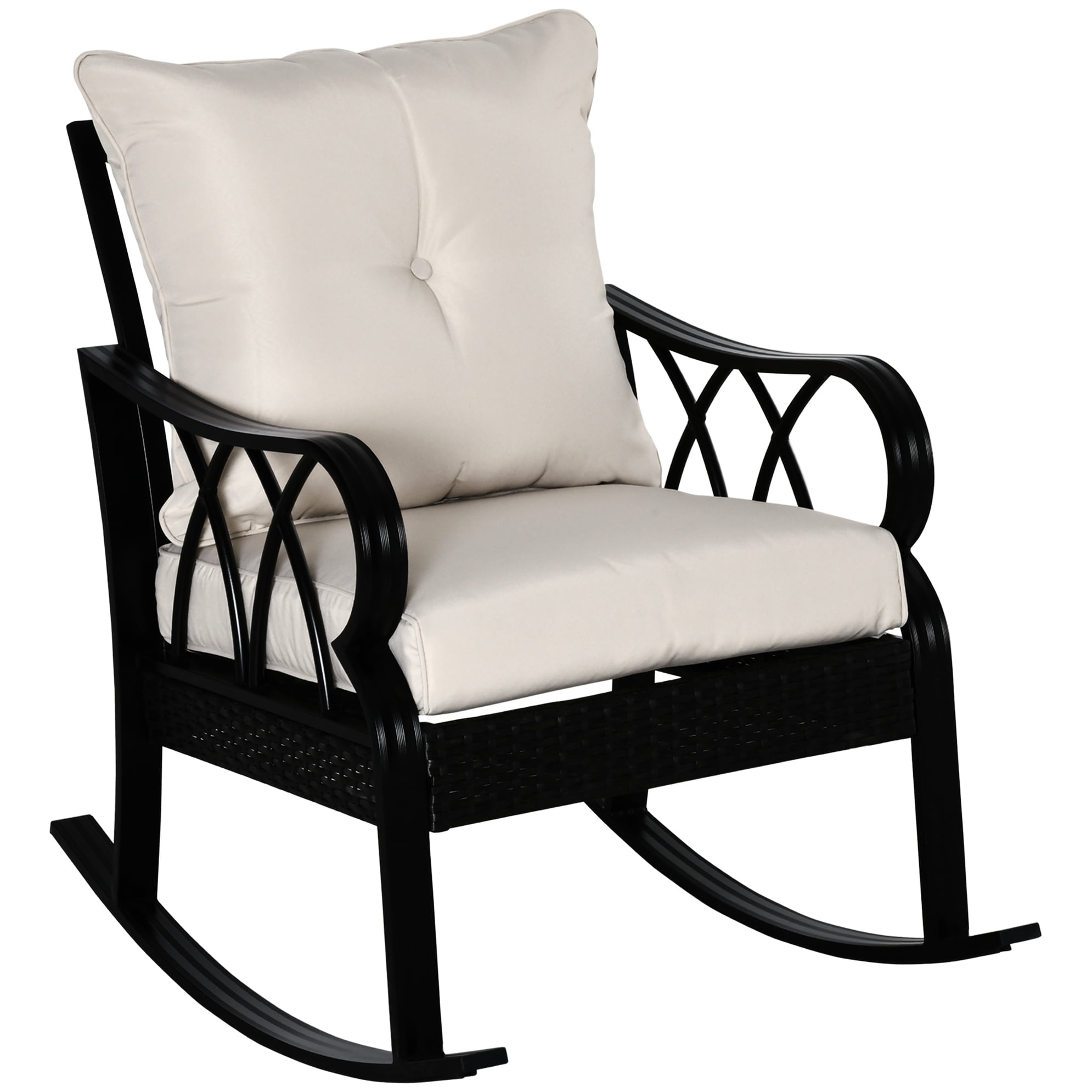 Outdoor Rocking Furniture, Aluminum Porch Chair With Elegance ...