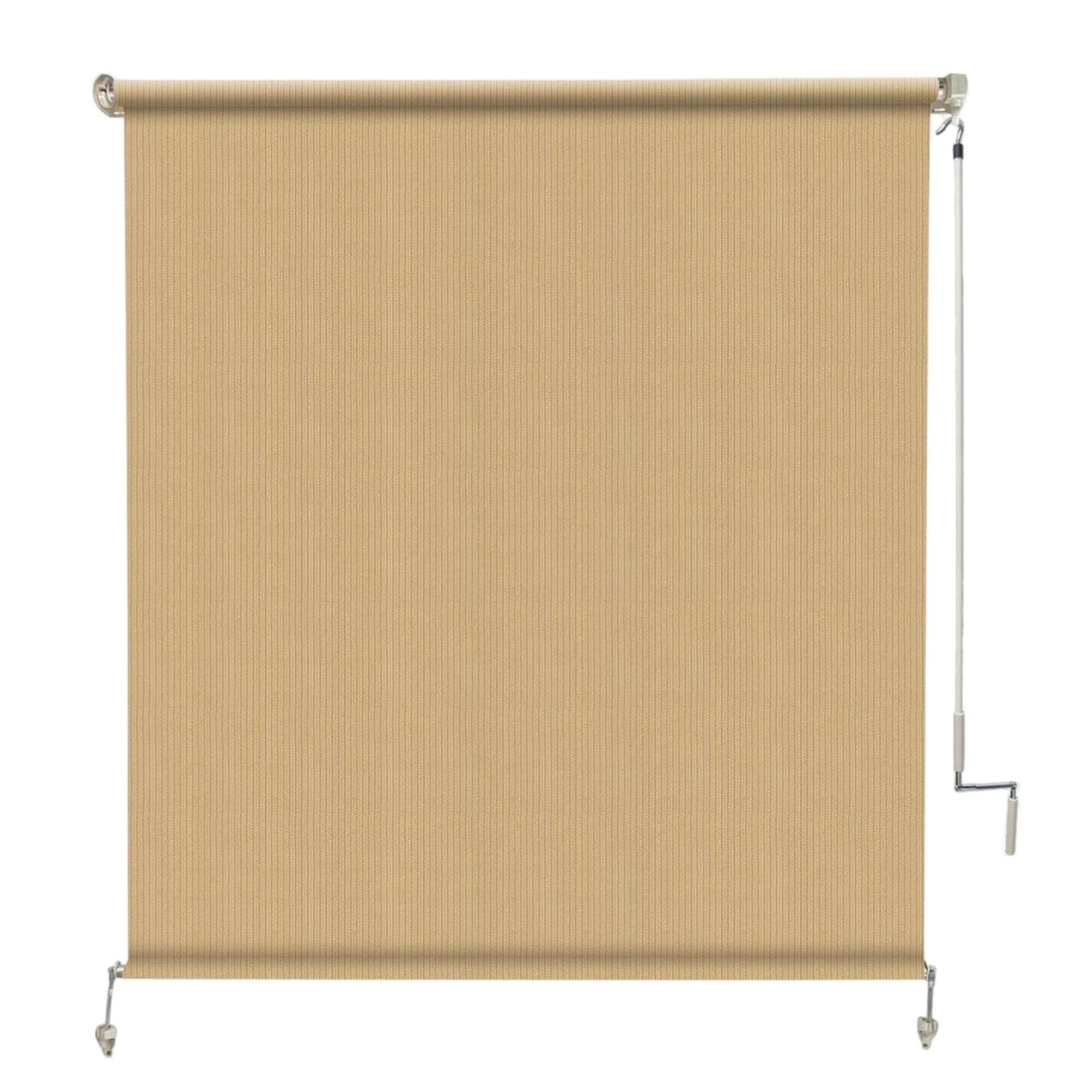 Outdoor Roller Shade, Exterior Cordless Patio Shades Roll-Up Outdoor ...