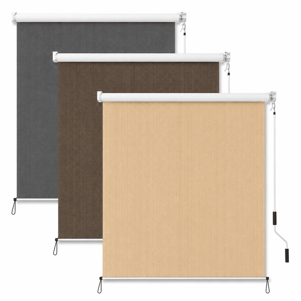 Outdoor Roller Shades 6' W x 6' L (72