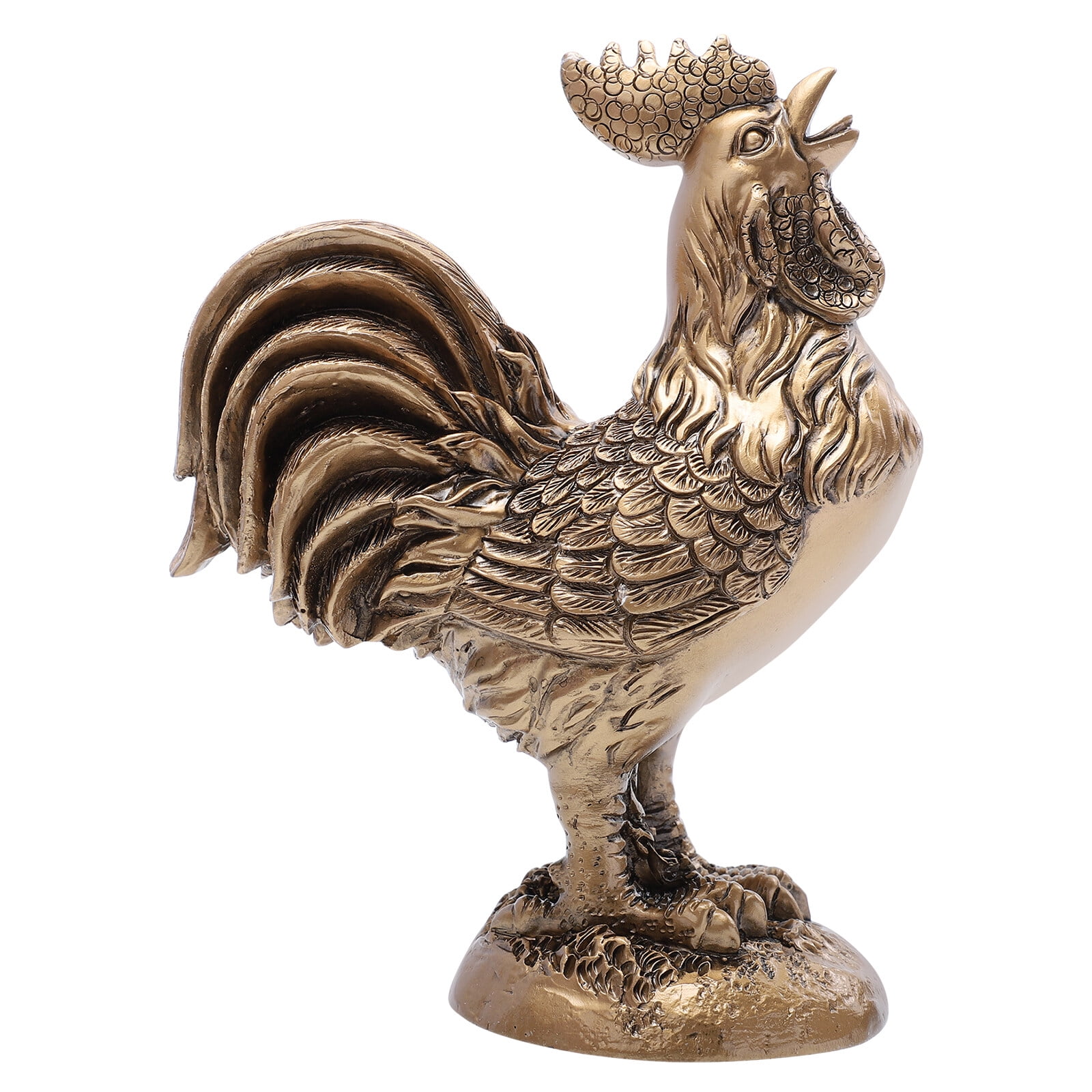 Outdoor Rooster Sculpture Resin Rooster Ornament Home Rooster Statue ...