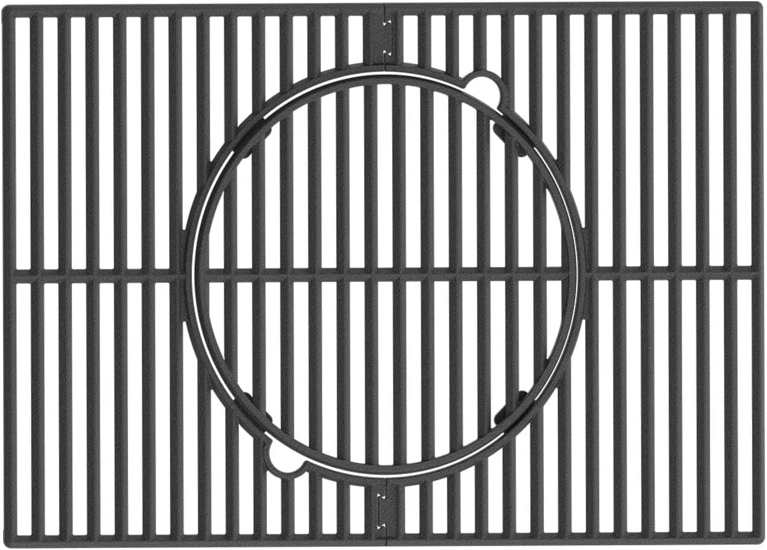 Outdoor Round BBQ Porcelain-Coated Cast Iron Cooking Grate Replacement ...
