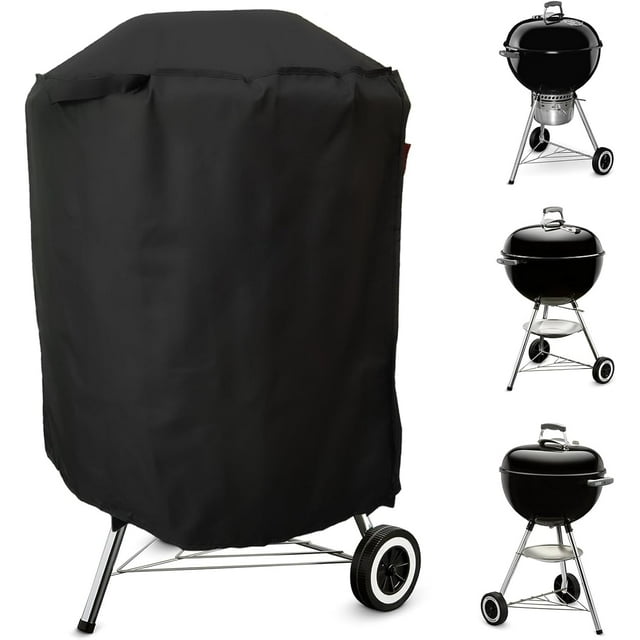 Outdoor Round Grill Cover Fits Weber 22" Jumbo Joe Premium &22 ...