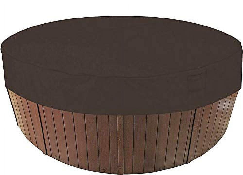 Outdoor Round Hot Tub Cover,Waterproof SPA Hot Tub Covers,79''Dx12”H ...