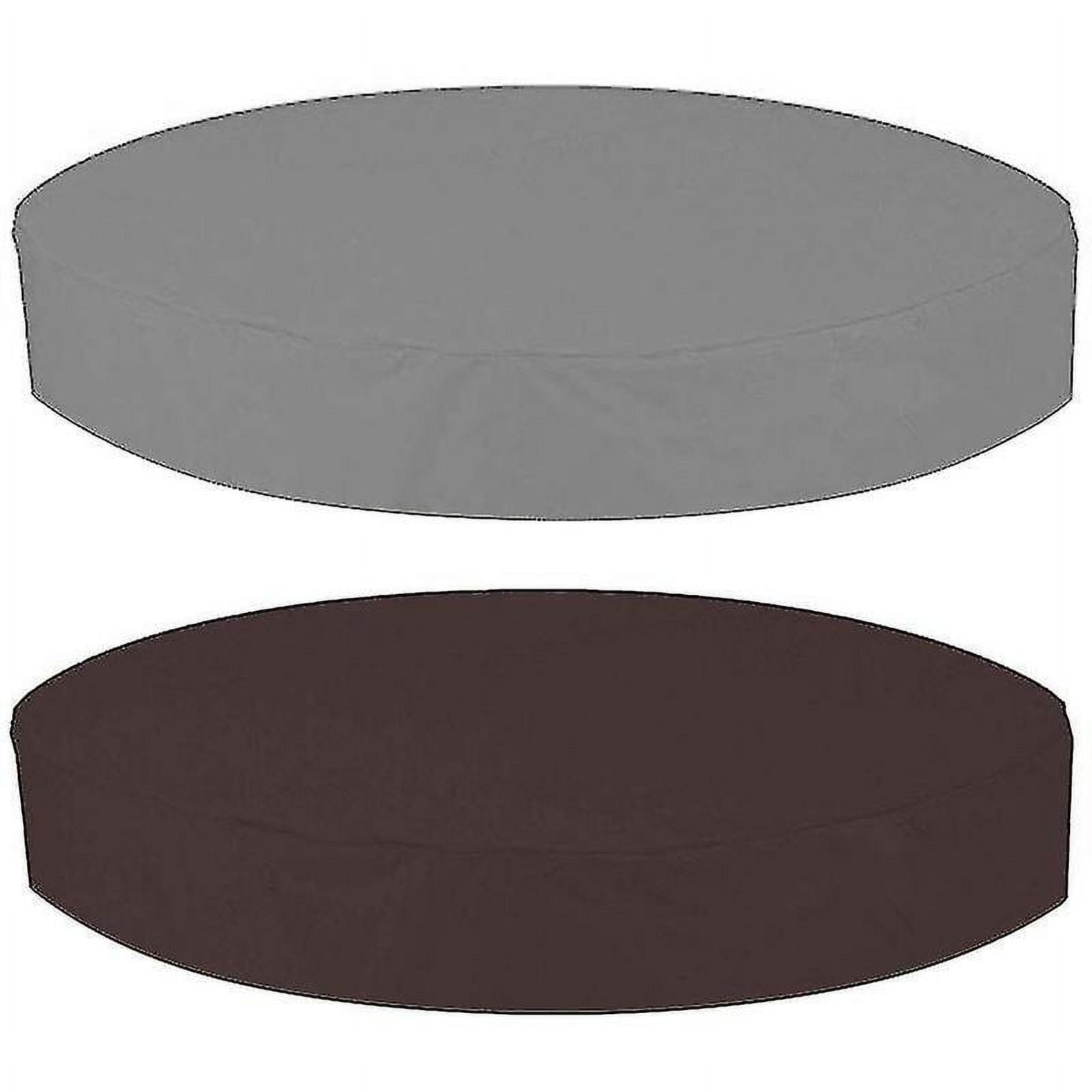 Outdoor Round Hot Tub Cover Waterproof Spa Hot Tub Covers Dust Cover ...