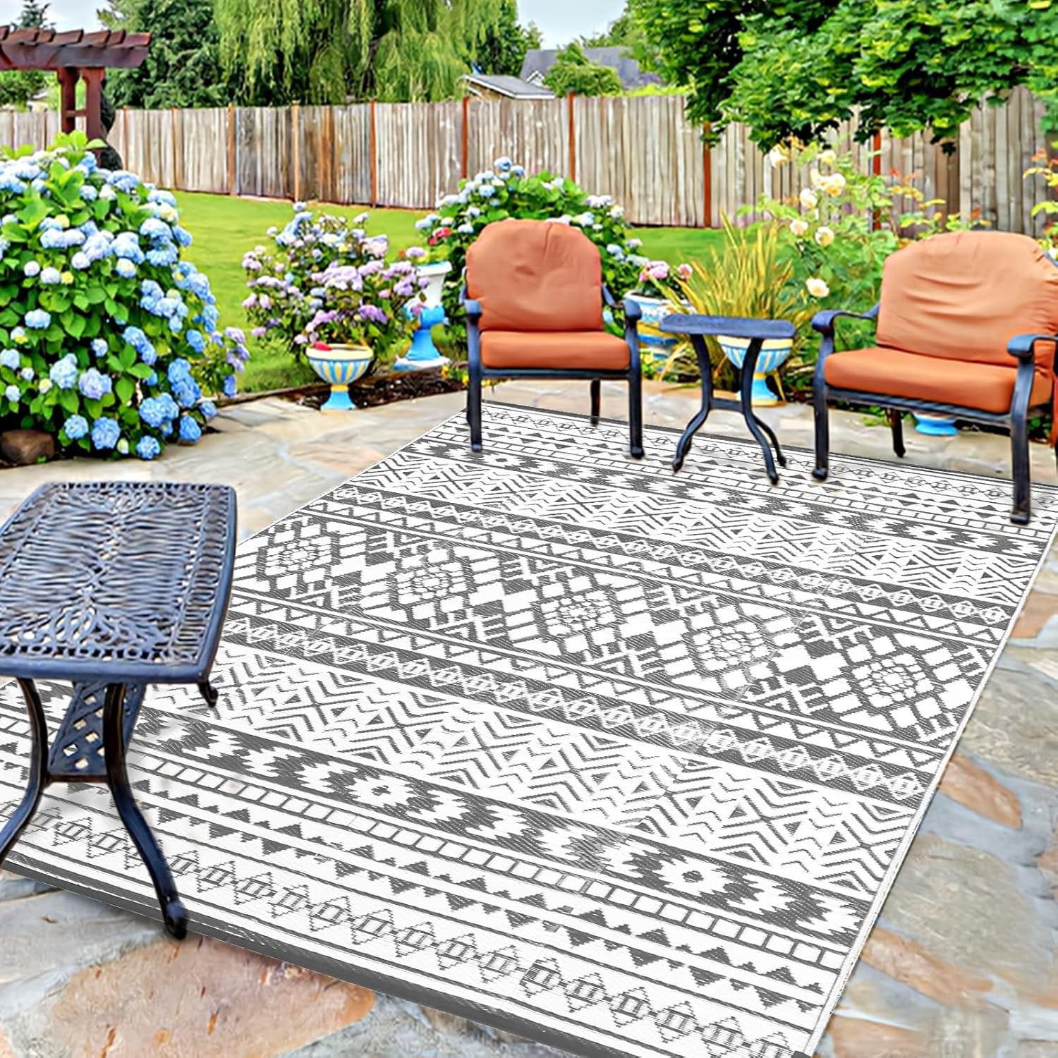 Outdoor Rug Carpet, Plastic Straw Rug, Waterproof Outdoor Rugs, Patio ...