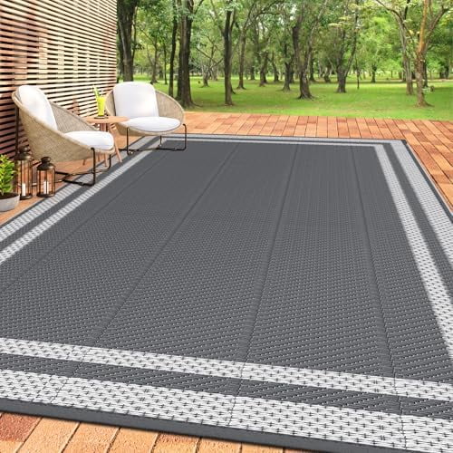 ,Outdoor Rug,Patio Rug,Reversible Portable Plastic Straw Rug,Camping ...