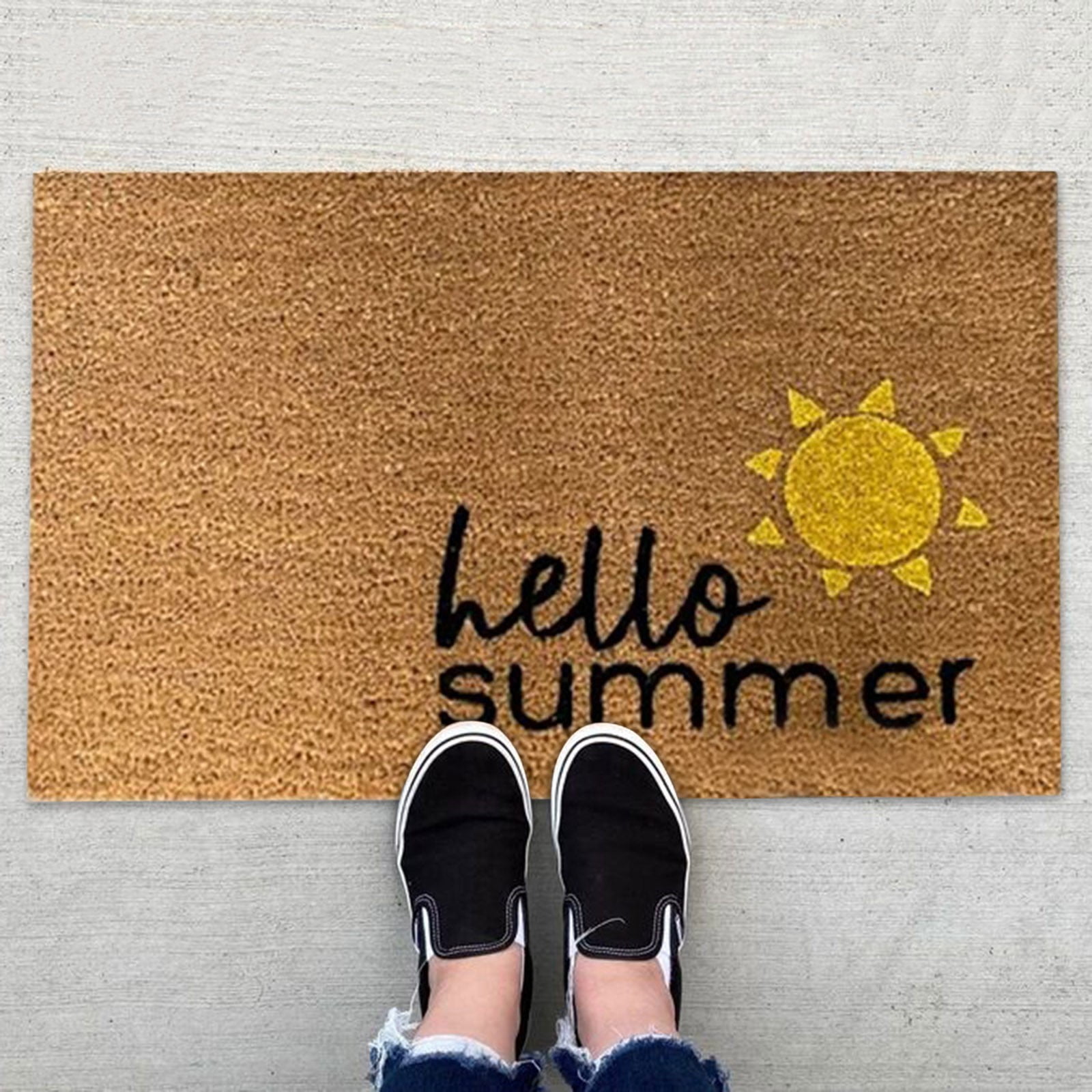 Outdoor Rug Watermelon Theme Carpet Non Entrance Door Pad Water ...