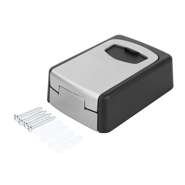 Outdoor Safe Key Box Key Storage Organizer With 4 Digit Wall Mounted ...