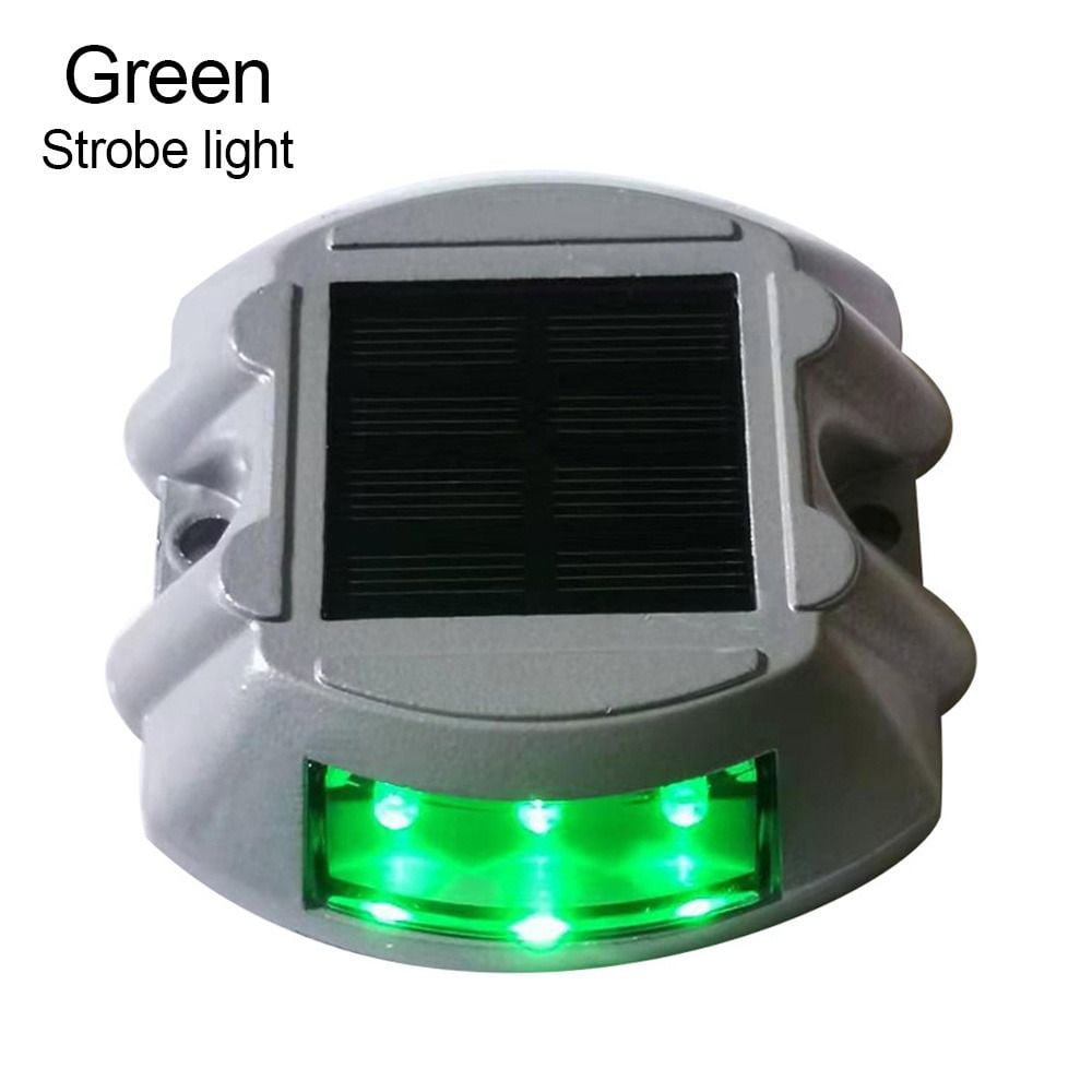 Outdoor Saving Energy for Dock Pathway Driveway Garden Lamp 6 LED Solar ...