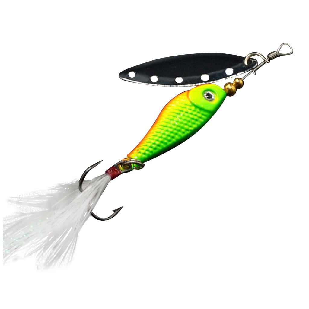 Kyusrd Sequin Fish Rotating Fixture Bait Hook Hard Bait Lower Hook ...