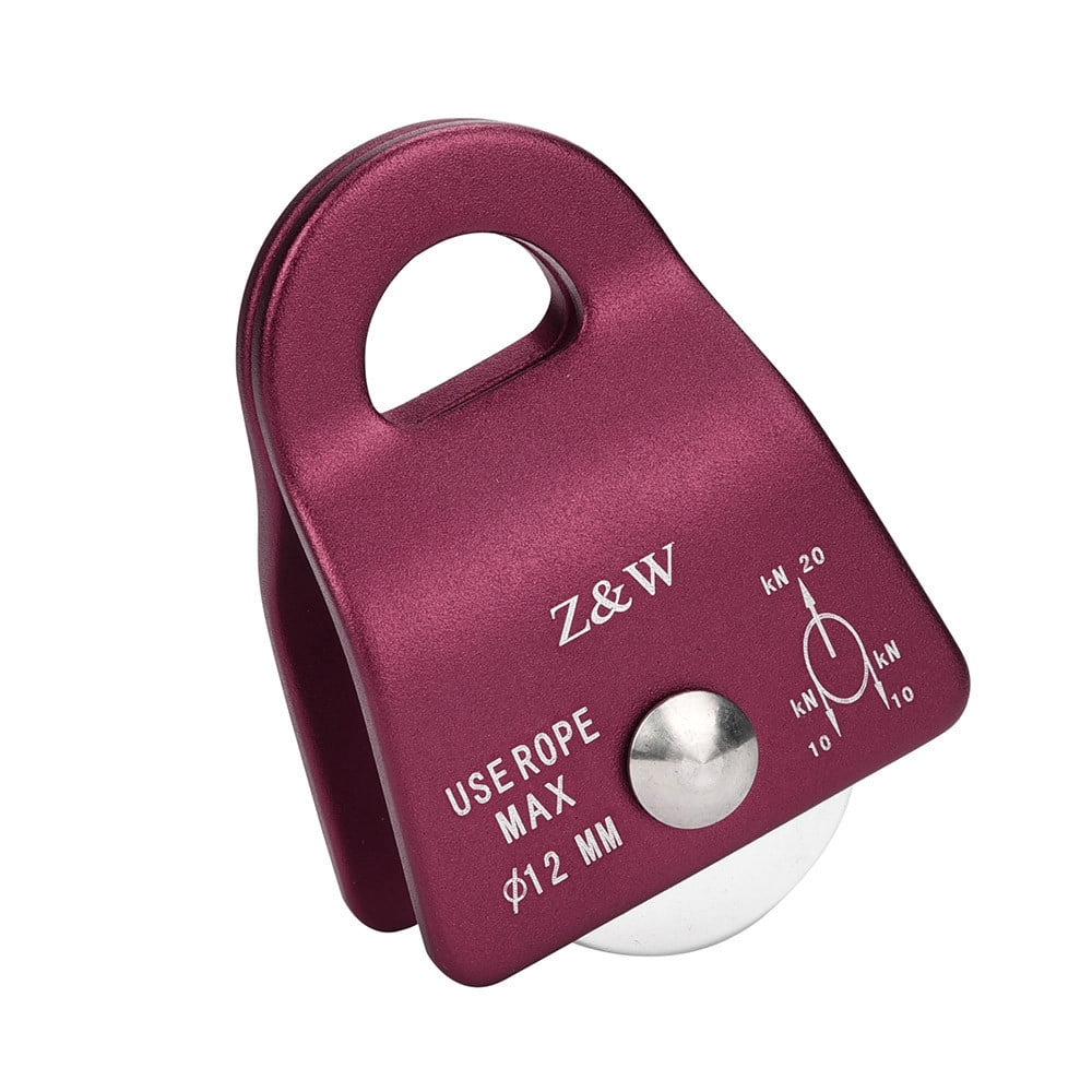 Kyusrd 20KN Climbing Climb Mobile Side Pulley Prusik Minding Pulley ...