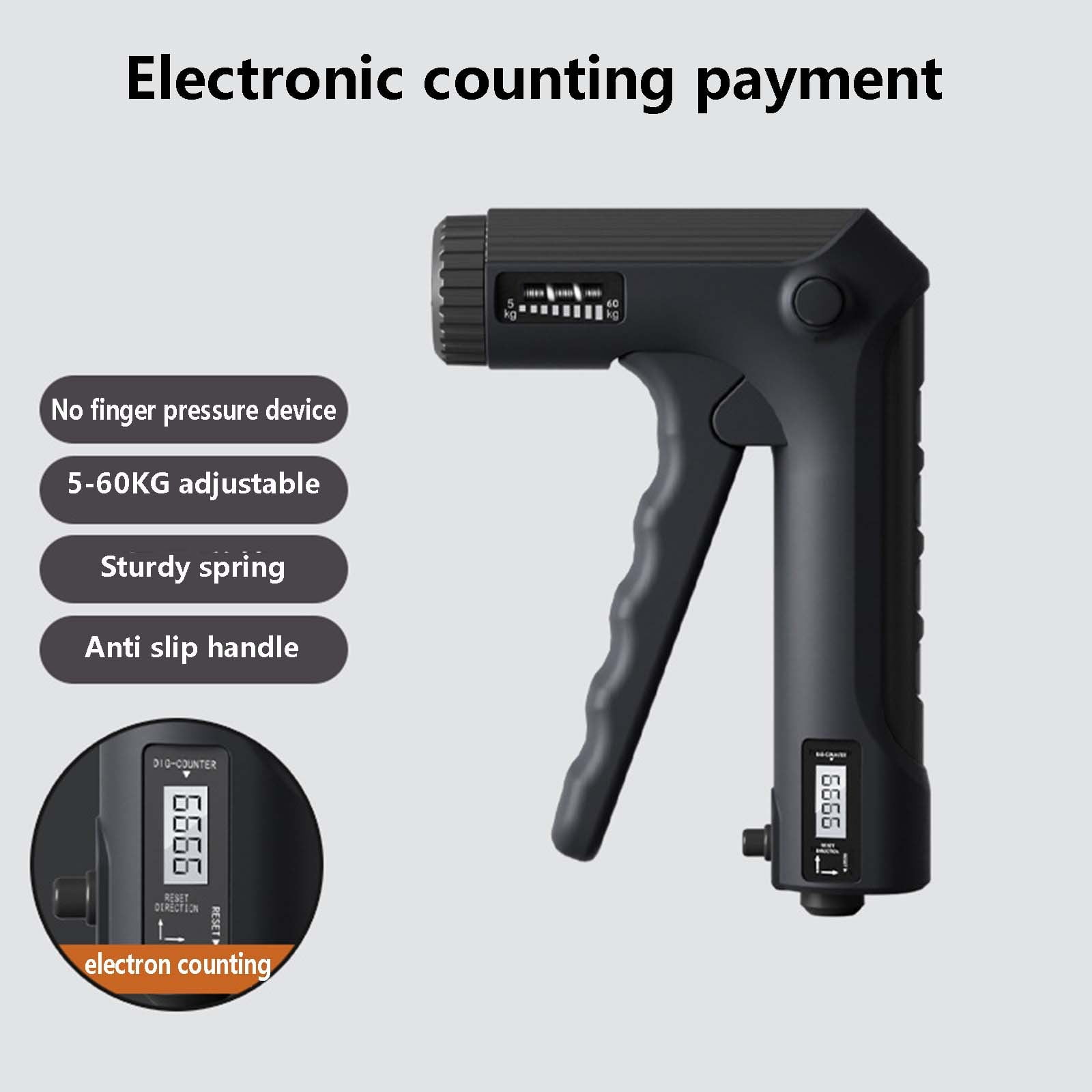 Outdoor Savings Project Clearance! Kyusrd Counting Grip Strength Device Male Hands Training ...