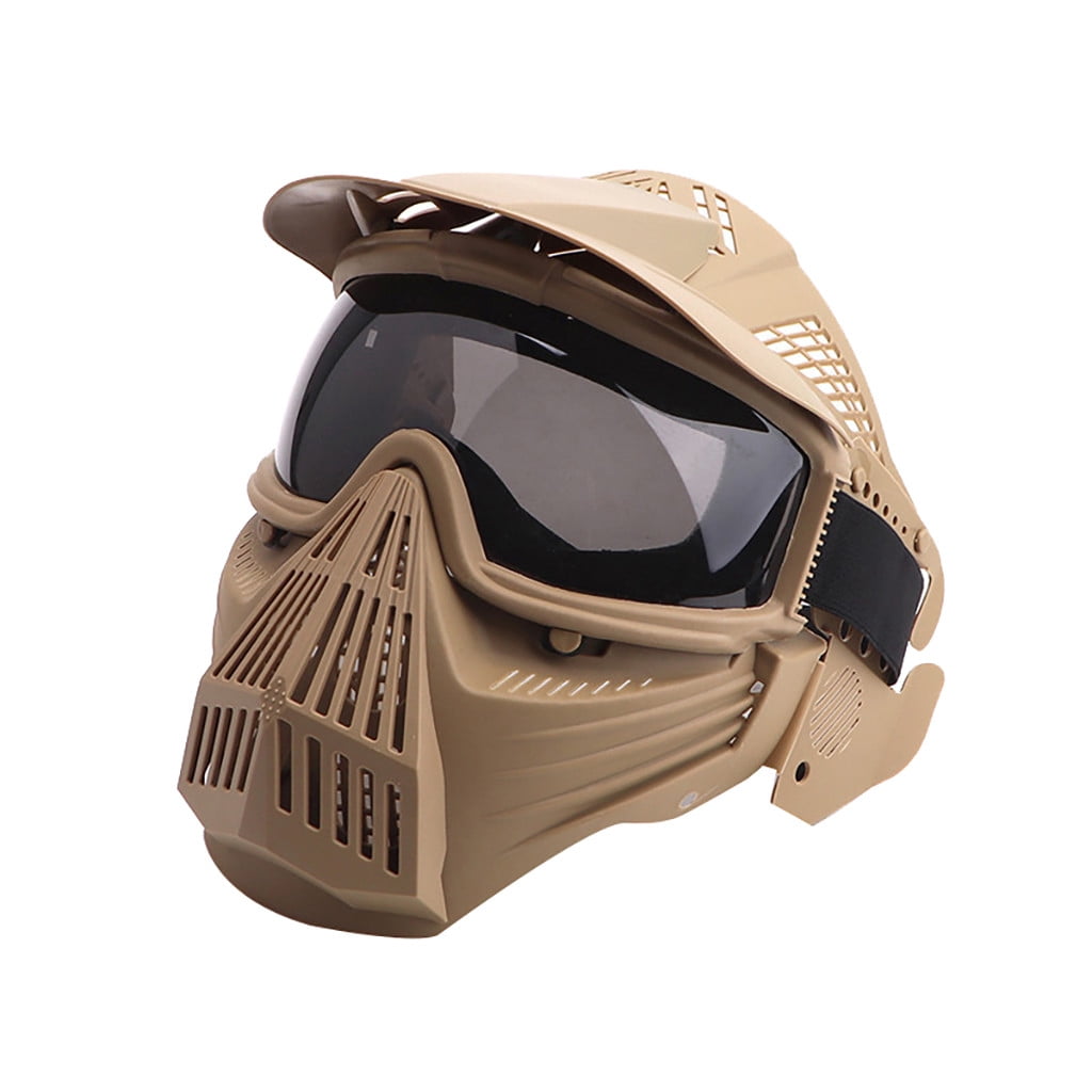 Outdoor Savings Project Clearance! Kyusrd Full Face Combat Protection ...
