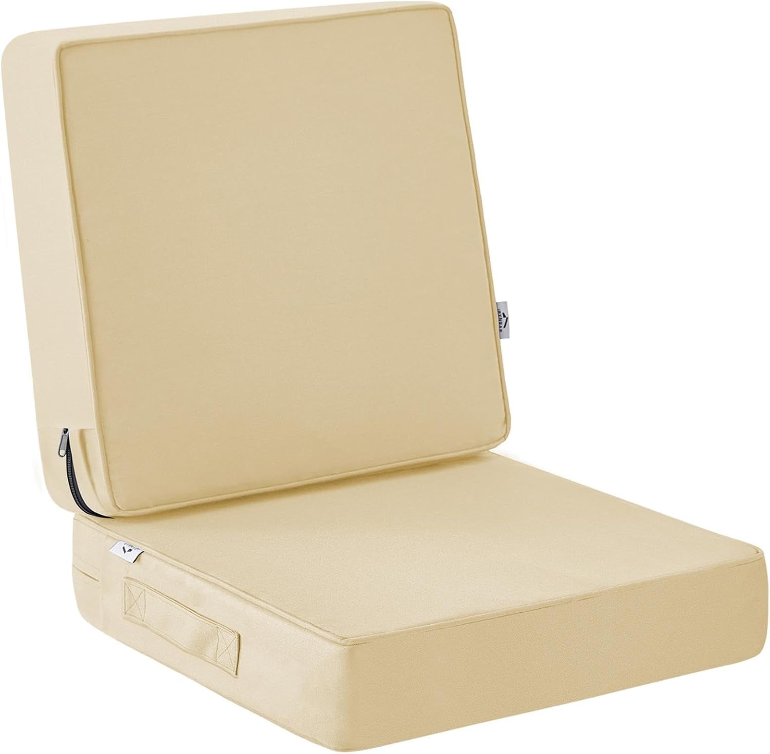 Outdoor Seat Cushion Set 22 x 22 x 3 Inch, Outdoor Cushions for Patio ...