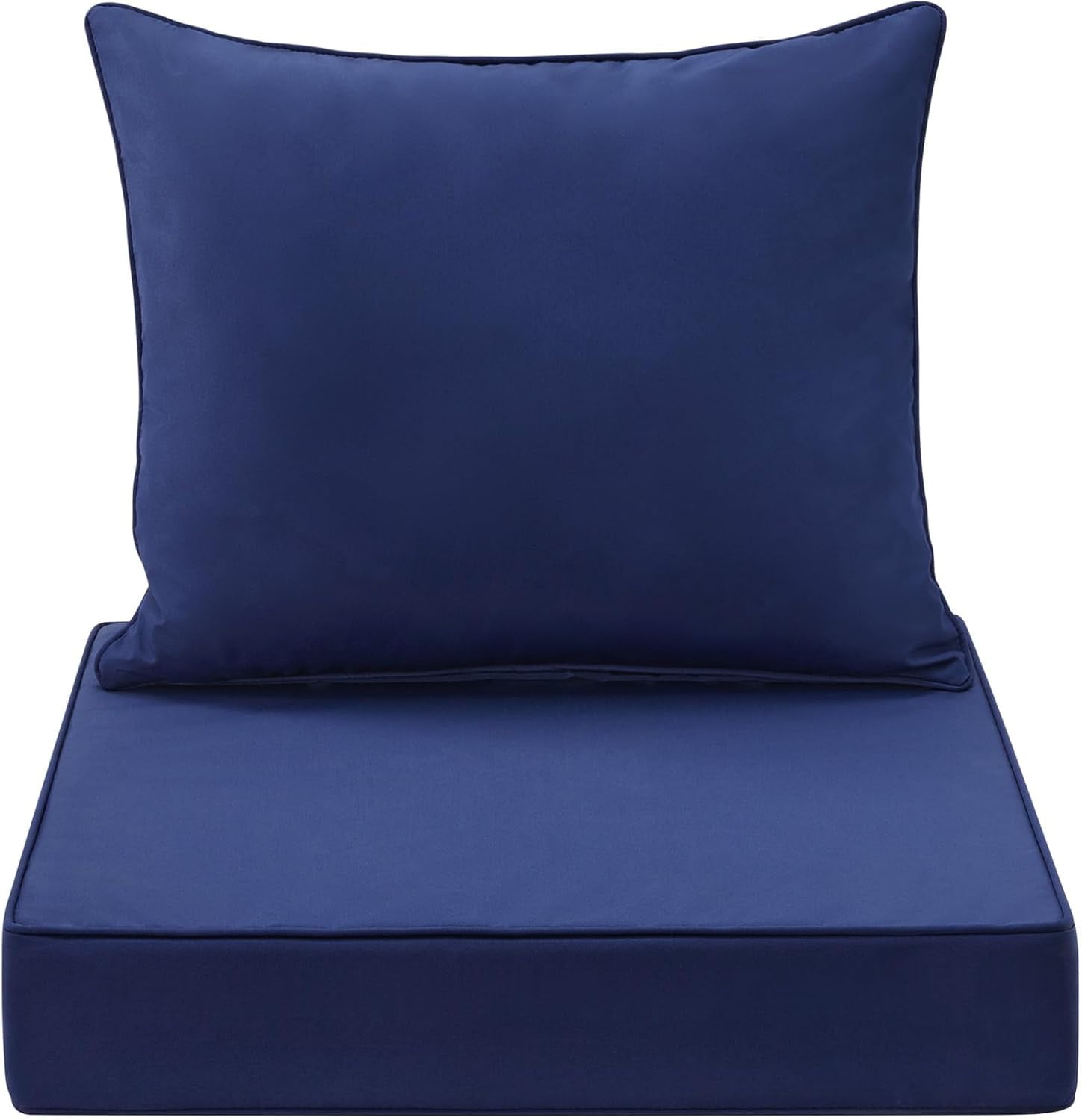 Outdoor Seat Cushion Set 22x22 Inch Waterproof & Fade Resistant ...