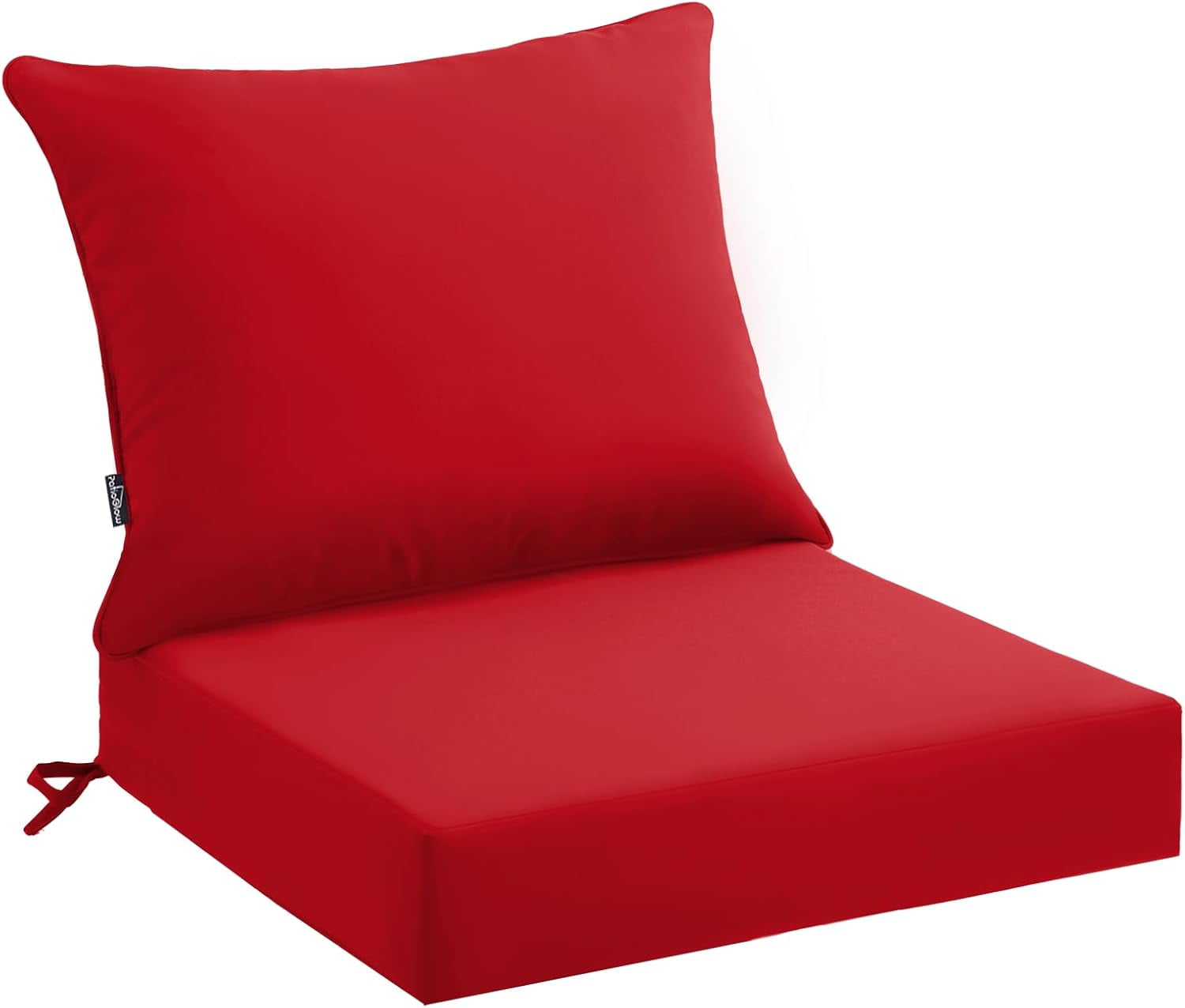 Outdoor Seat Cushion Set 24 x 24 x 4 Inch, Waterproof & Fade Resistant ...