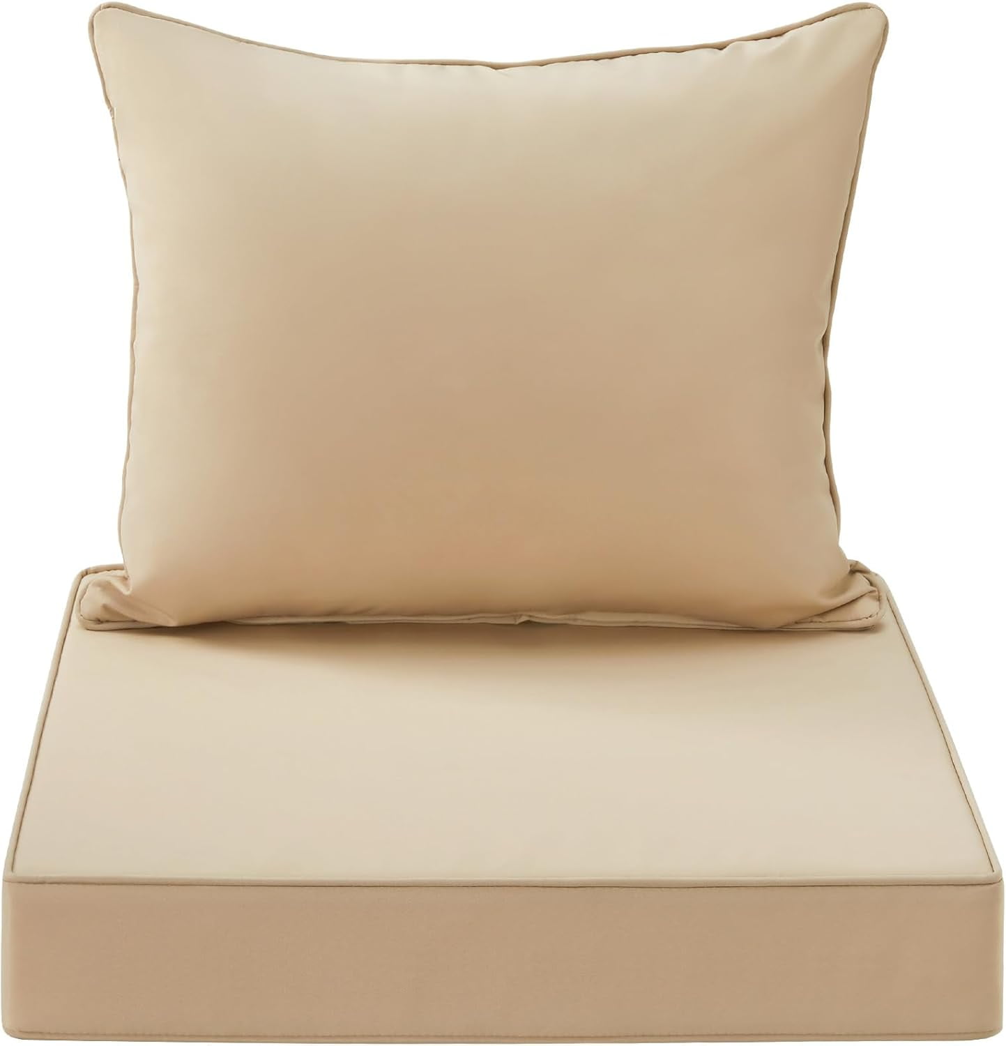 Outdoor Seat Cushion Set 24x24 Inch Waterproof & Fade Resistant ...