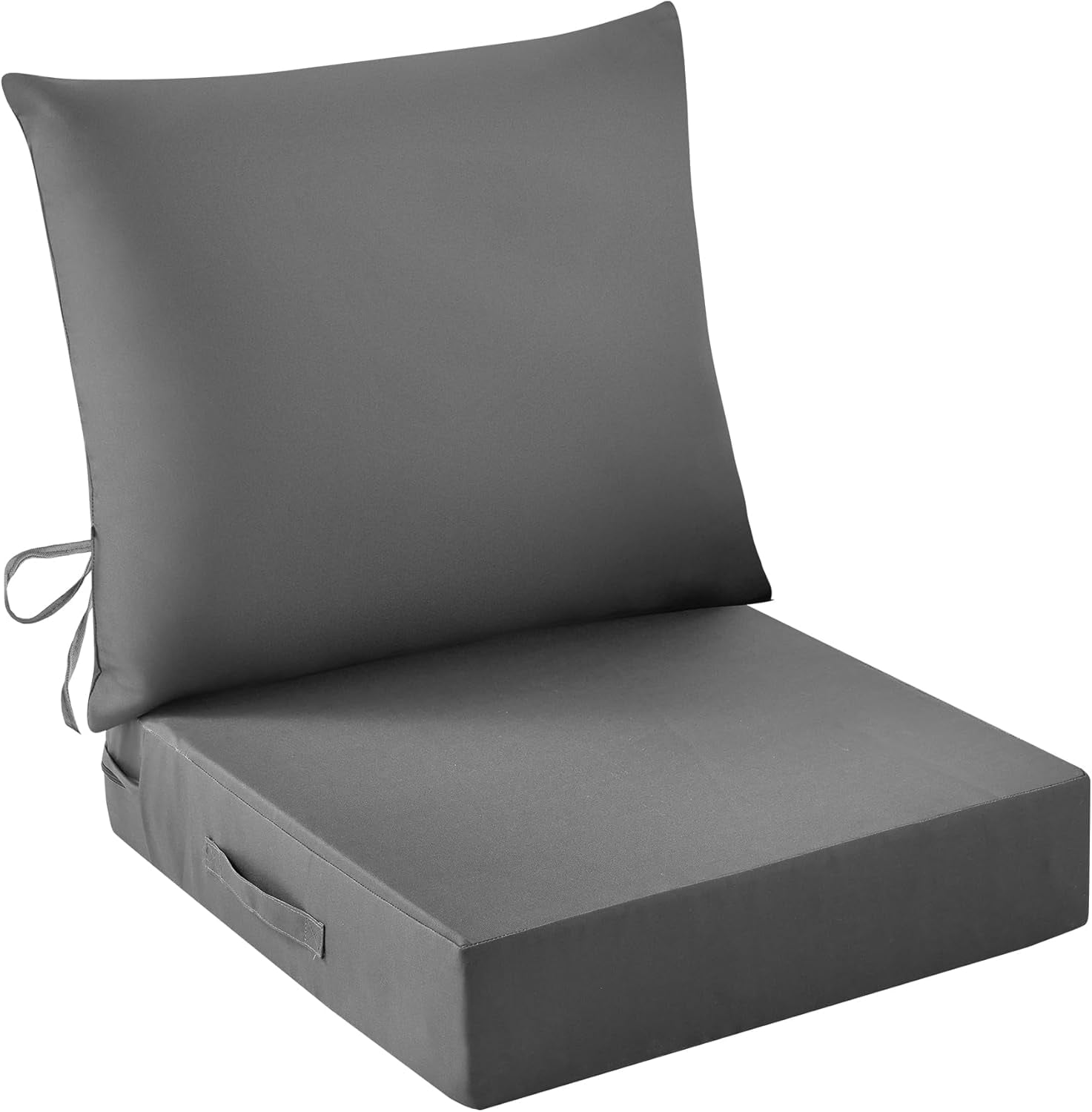 Outdoor Seat Cushion Set, Waterproof & Fade Resistant Patio Chair ...