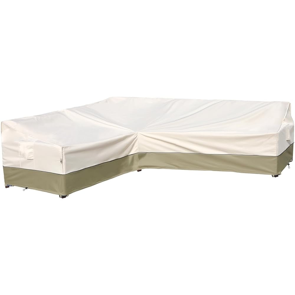 Outdoor Sectional Cover L-Shaped Garden Patio Furniture Covers ...