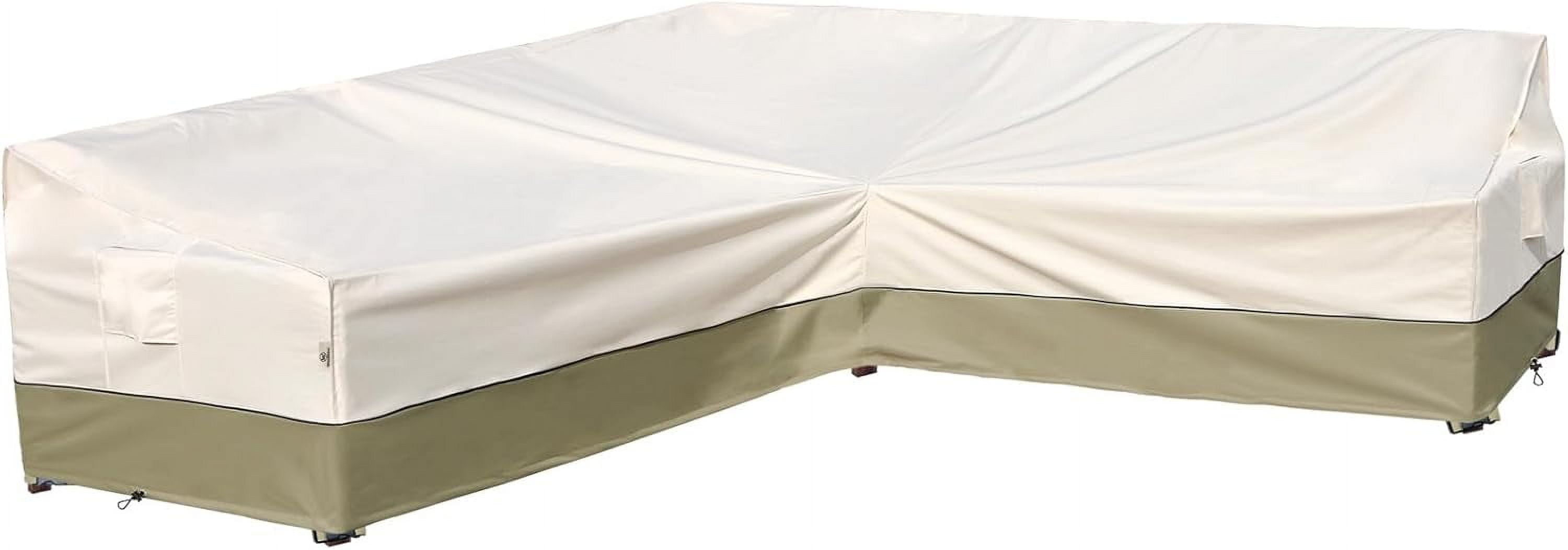 Outdoor Sectional Cover-L-Shaped Outdoor Patio Furniture Covers ...