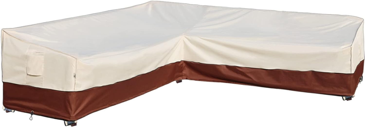 Outdoor Sectional Cover- Outdoor Patio Furniture Covers Waterproof Rip ...