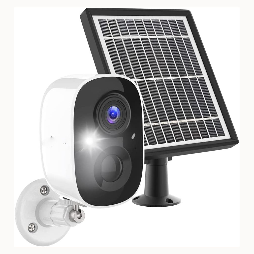 Outdoor Security Camera Wireless with Solar Panel, 1080P HD CCTV Camera ...