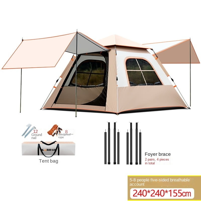 Outdoor Self-drive Travel Camping Tent Portable Rain Protection Sun ...