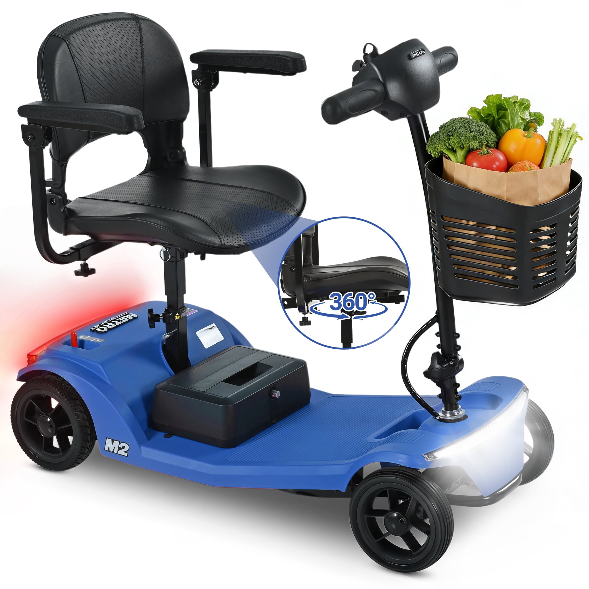 Segmart 4 Wheels Mobility Scooter, Mobility Scooter for Seniors and ...