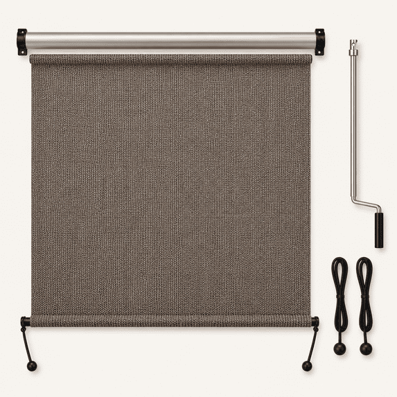 Outdoor Shades for Patio, Cordless Roller Up Outdoor Sunshade, Roller ...