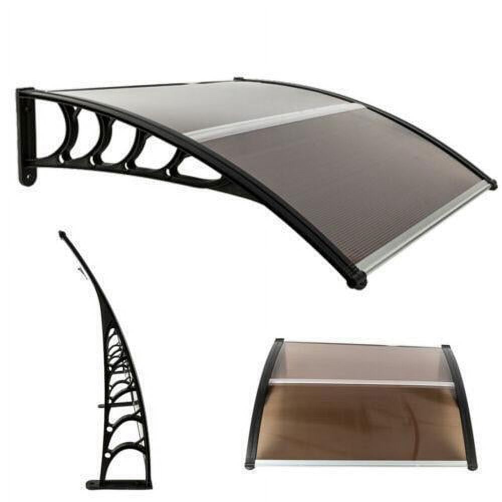 Outdoor Shed Cover Door Window Eaves Garden Shelter Canopy Roof Porch ...