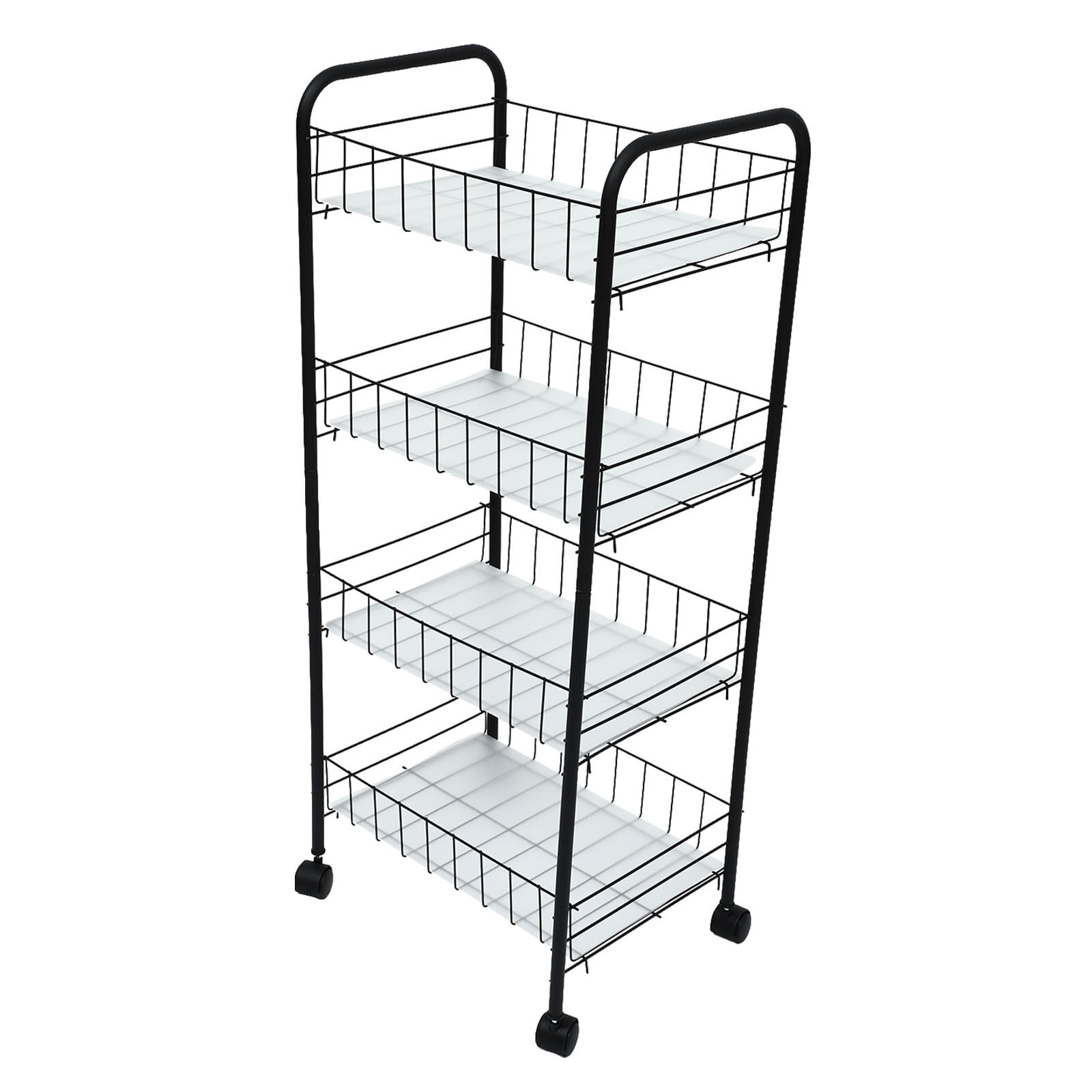 Outdoor Shelving Rolling Roller Storage Rack Movable Shelf - Walmart.com