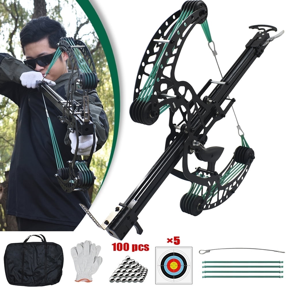 Runzkzy Metal Belt Steel Ball Slingshot for Outdoor Shooting and ...